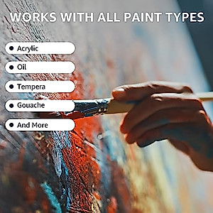 Nian Feng Canvases for Painting, 10x10 Inch 12 Pack Art Canvas Panels, 100% Cotton Blank White Canvas Boards for Oil Paint, Acrylic Paint, Tempera Paint & Watercolor, Painting Canvas for Adult & Kids.
