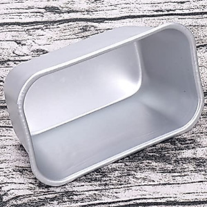 Luxshiny Bread Pan 2pcs Toast Box Bread Mold, Rectangle Loaf Pan, Baking Tray, Toast Baking Box for Kitchen Restaurant Bread Loaf Pan