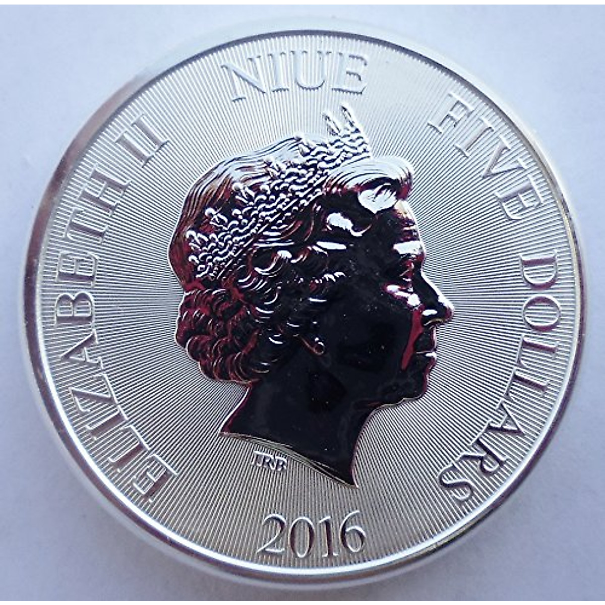 2016 No Mint Mark New Zealand Silver $5 Niue Hawksbill Turtle Coin (BU) $5 Seller Brilliant Uncirculated