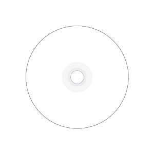 100-Pak WATERGUARD & Glossy White Inkjet Hub DIAMONDSILVER 52X 80-Min CD-R's by MediaRange