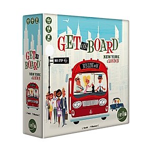 IELLO: Get On Board: New York & London, A Flip & Write Game, Clever & Original, 30 Minute Play Time, 2 to 5 Players, for Ages 8 and Up