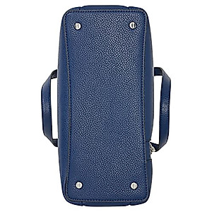 Calvin Klein Adeline Triple Compartment Satchel, Medieval Blue,One Size