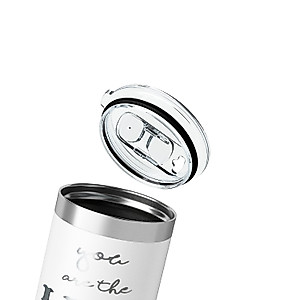 Cuptify You are the Lucy to my Ethel Skinny Tumbler with Lid Laser Engraved on White 22 oz Vacuum Insulated Birthday Gift for Women, Best Friend, Sister