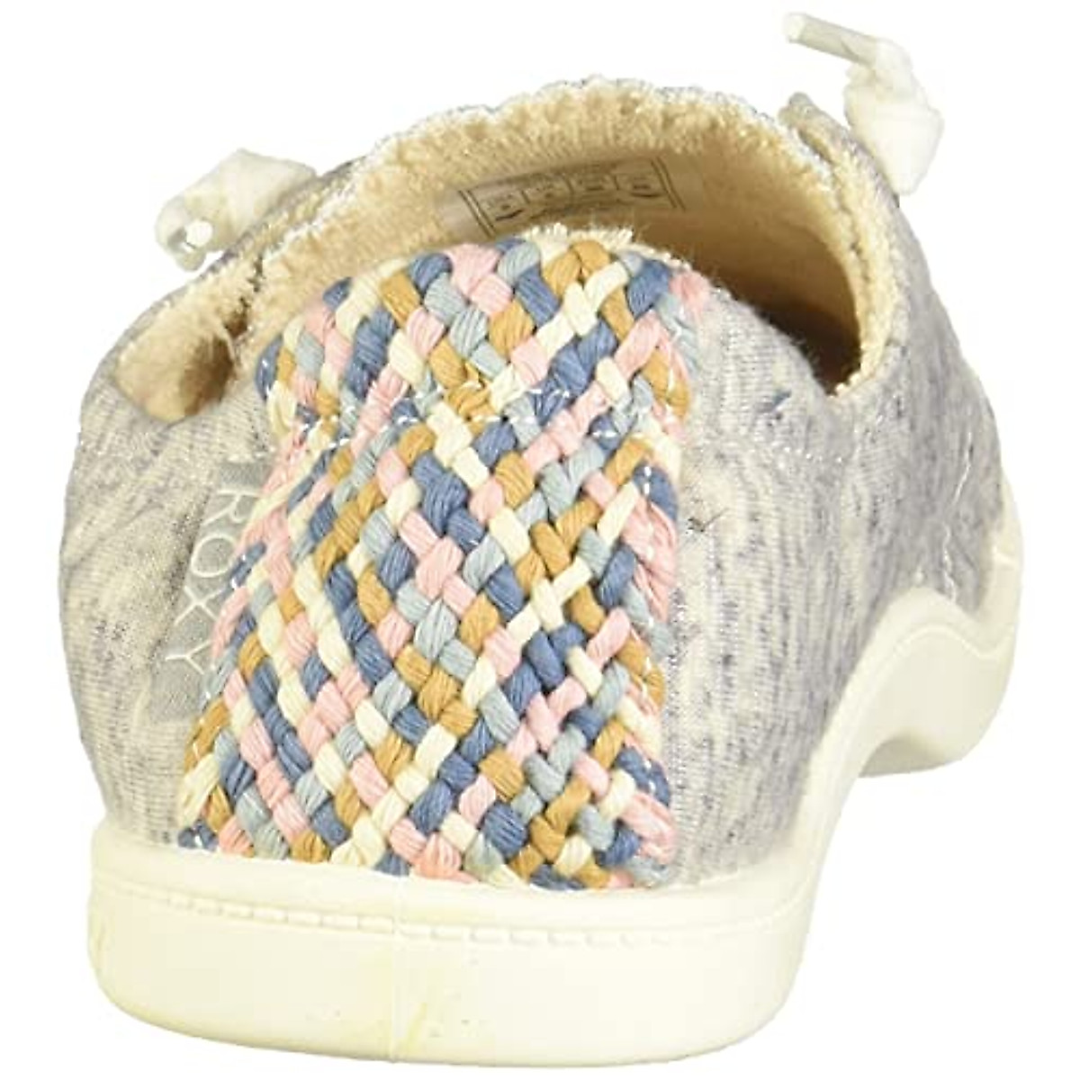 Roxy womens Rory Slip on Shoe Sneaker, Heather Grey, 9 US