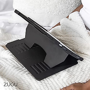 ZUGU CASE for iPad Air Gen 4 & 5 10.9 Inch (2020/2022) - Protective, Ultra Thin, Magnetic Stand, Sleep/Wake Cover - Black