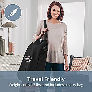 Chicco Alfa Lite® Lightweight Travel Playard, Portable Playpen for Babies and Toddlers, Snap-Open/Compact Fold Design,13 lbs., Baby Travel Essential | Midnight/Navy