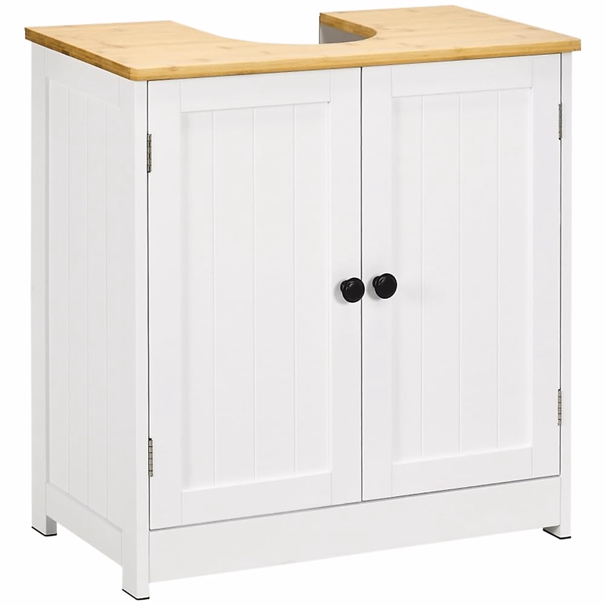 Pedestal Sink Storage Cabinet with 2 Doors and Shelf Bathroom Sink Cabinet Under Sink Cabinet Bathroom Vanity Cabinet Space Saver Organizer for Home