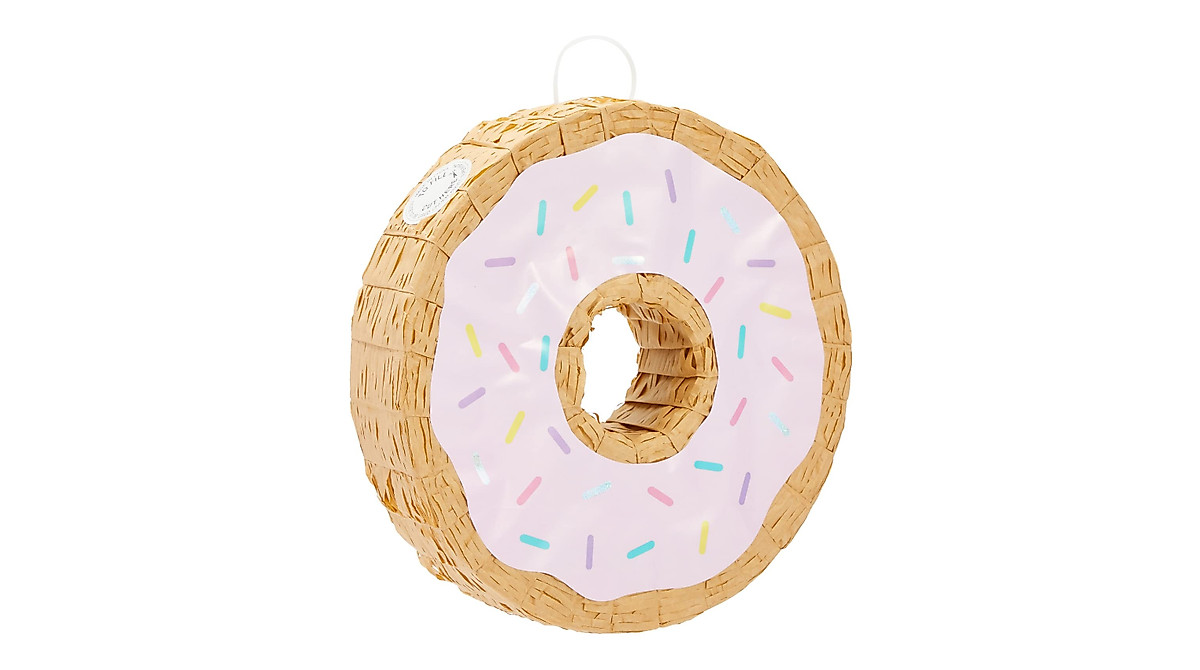 Pink Donut Pinata for Birthday & Baby Shower Parties