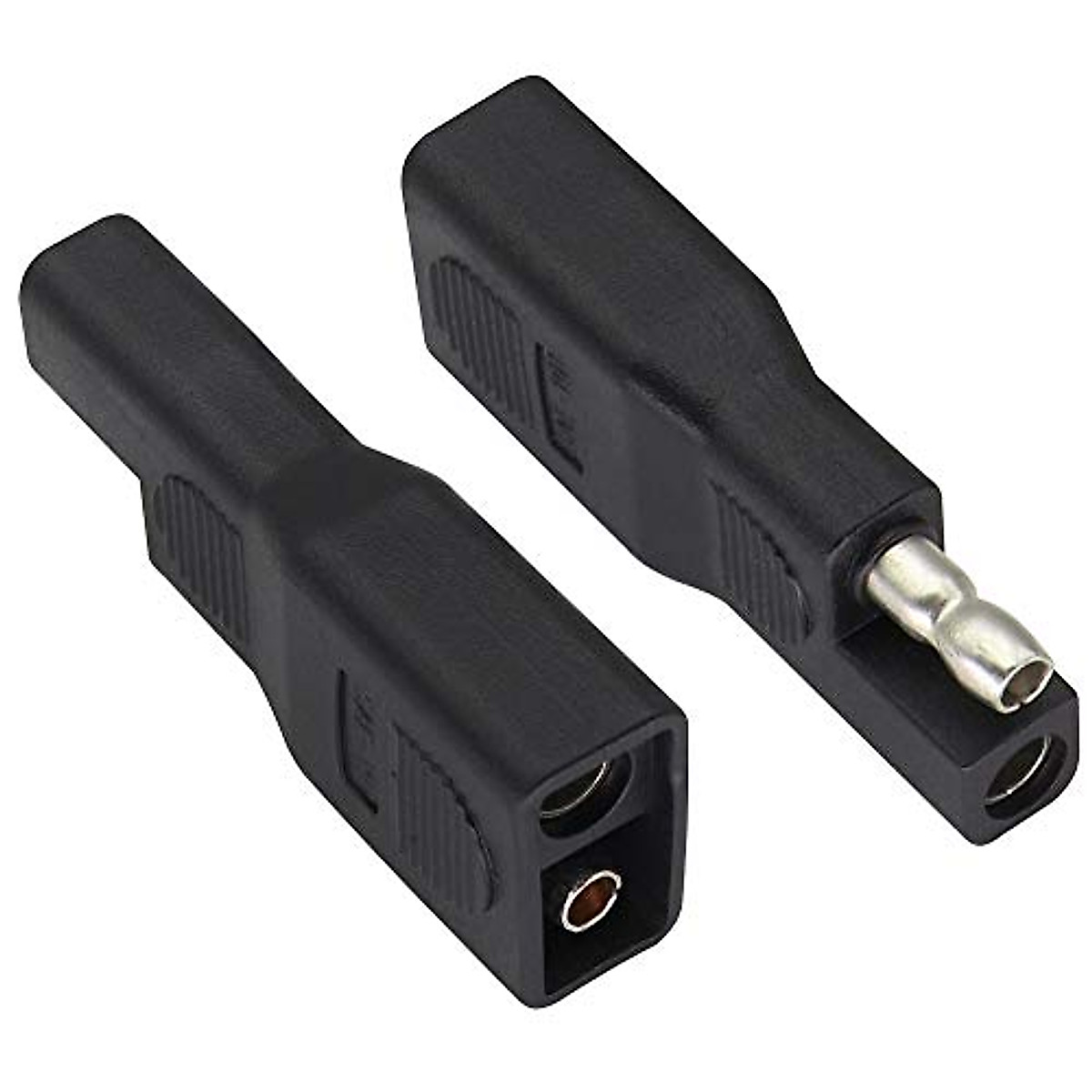zdyCGTime SAE to SAE Polarity Reverse Adapter 2Pin SAE Connector Extension Solar Panel Power SAE Male to Female Plug Adapter Connectors,for Quick Disconnect Extension Cable(4Pack)