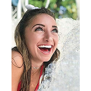 Lash Next Door Water Resistant Mascara Black Volume and Length - No Clump Volumizing Mascara for Thickening and Lengthening - Smudge Proof Lashes by Brooklyn and Bailey (1 Pack)