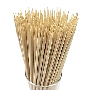 HOPELF 36" Natural Bamboo Skewers Sticks for Marshmallows，S'Mores，BBQ，Kabob，Grilling，Barbecue，Roasting，Camping.More Size Choices 6"/8"/10"/12"/14"/30"(100 PCS)