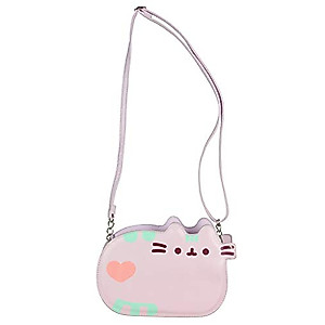 Pusheen The Cat Cross Body Purse Shoulder Bag - Purple Pastel