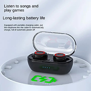 Y50 Bluetooth Earphone Outdoor Sports Wireless Headset 5.0 with Charging Bin Power Display Touch Control Headphone Earbuds