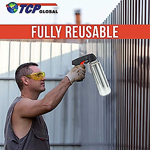 Instant Aerosol Trigger Handle (Pack of 2), Instantly Converts Spray Cans into Spray Guns - Full Hand Grip, Reusable, Easy to Clip-On & Off - Universal Fit, Use on Spray Paint, Adhesives, Lubricants