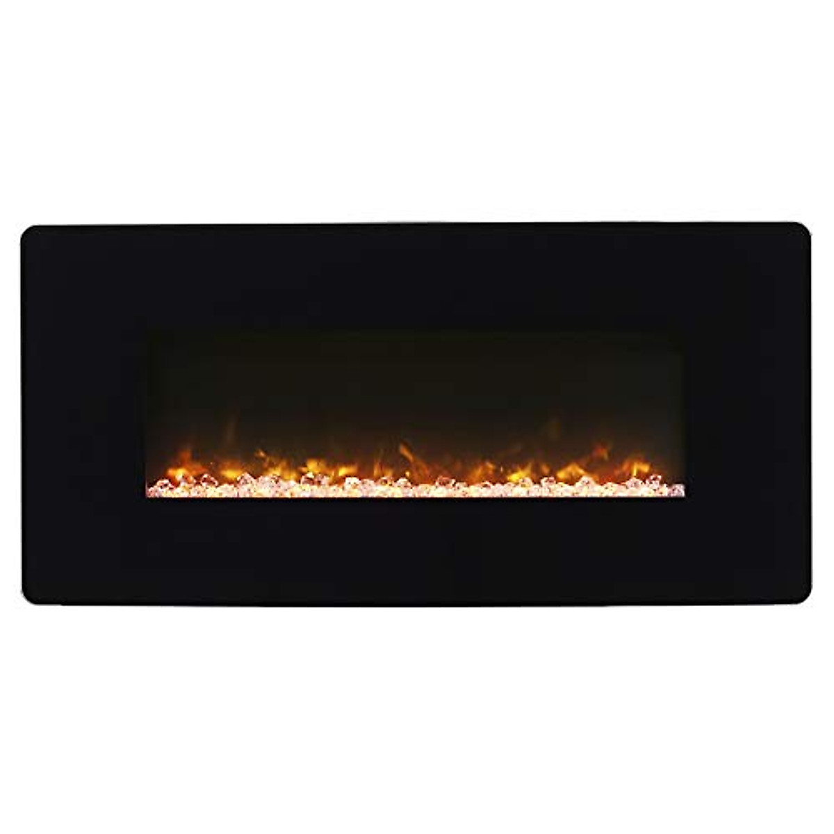 Dimplex Winslow 35" Wall-Mounted Electric Fireplace (Model: SWM3520), 4777 BTU, 120 Volt, 1400 Watt, Black