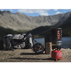 Primal Ridge Sabre Portable Solo 900ml Backpacking Stove. Butane/Propane Gas Jet Burner/Boiler. Camp Cooking and to Boil. A must-have Camping Cookware, camping pot set or camping accessories,