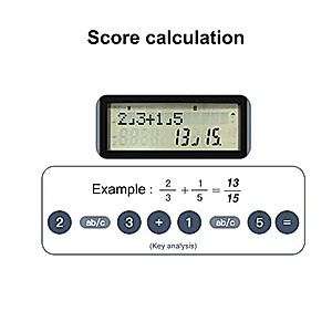 Altsuceser 2 Line Electronic Scientific Calculator 240 Functions Arithmetic Calculator Large Display Math Calculator for Student Teacher Classroom High School College School Business Offices Blue