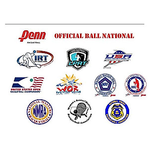 Penn Ultra Blue Racquetballs - 12 Can Case of 36 Racketball Balls