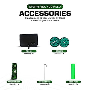 Happy Kit - Travel Pouch Kit with Accessories, Water Resistant Money Bag with Combination Lock, Portable Storage Bag Organizer (Black)