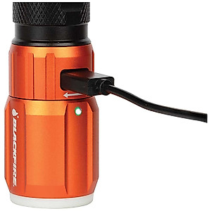Blackfire - Klein Tools Outdoors - Rechargeable Weatherproof Magnetic Flashlight with Lantern BBM6412, 500 Lumens, Glow-in-Dark Ring with Removable Pocket Clip for Outdoor Use, Camping, Hunting, Work