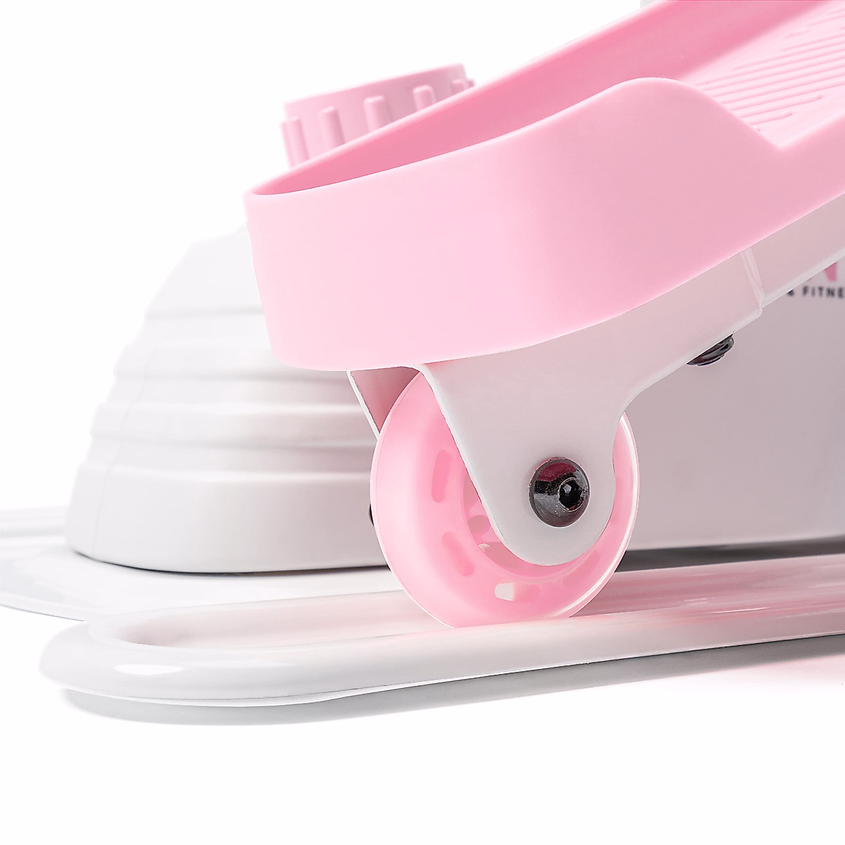 Sunny Health & Fitness Pink Fully Assembled Magnetic Under Desk Elliptical Peddler, Portable Foot & Leg Pedal Exerciser- P2030