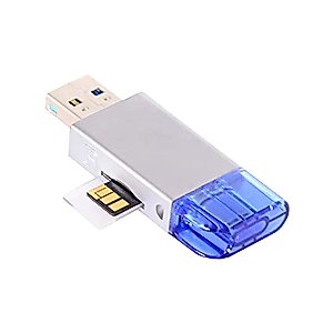 JSER USB-C Type C USB 2.0 to NM Nano Memory Card & TF Micro SD Card Reader Compatible for Huawei Cell Phone & Laptop