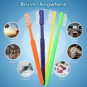 Prepasted Toothbrush Individually Wrapped - Travel Ready Bulk