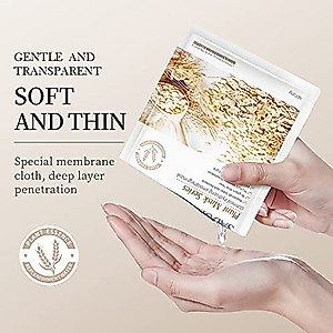 Meleell Collagen Sheet Mask For Women Skin Care,Anti-Aging,Hydrating Face Masks Sensitive And Soothing,Daily Mask For All Skin Type(Mixed sets, 40 Count)