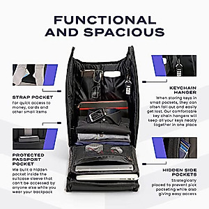 EZRI Business Backpack For Men And Women - Waterproof Laptop Backpack (Grey)