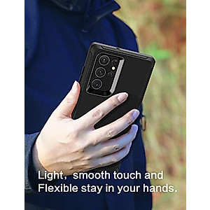 MXX Case Designed for Galaxy S22 Ultra,Full Protection Heavy Duty Shockproof Rugged Bumper Dust Proof Cover Case for Samsung S22 Ultra 5g 6.8" (Black)