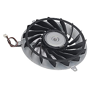 Weojeviy 15 Blades Cooling Fan Replacement for PS3 Game Console Internal Heat Dissipation Fan 12V 2.65A
