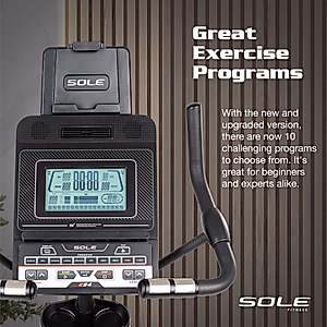 SOLE Fitness B94 2023 Model Light Upright Indoor Stationary Bike, Home and Gym Exercise Equipment, Smooth and Quiet, Versatile for Any Workout, Bluetooth and USB Compatible