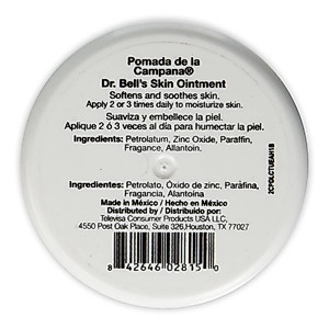 Pomada De La Campana Medicated Cream - Crema Medicada 1.2 Oz (Pack of 2) by Dr Bell's