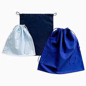 Light Pastel Blue Dust Bag - Extra Small to Extra Large - Broadcloth Thin Cotton dust bags handmade in USA - Storage bag, Handbag, Sneakers, Gift, Travel (L Portrait - 22x28")