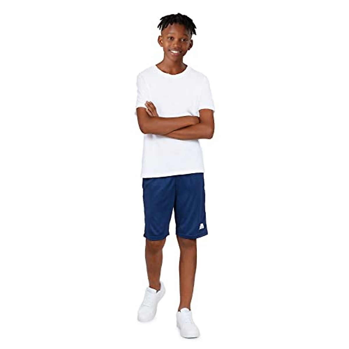 Andrew Scott Boys Active Performance & Mesh Style Basketball Sport Shorts - Multi Packs