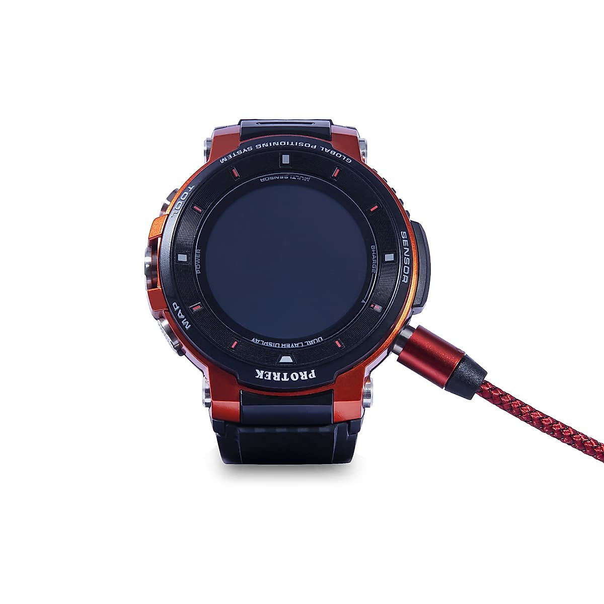 Charger Cable for Casio G-Shock G-Squad PRO GSW-H1000 and WSD-F21HR/WSD-F30/WSD-F20/WSD-F10/Protrek-WSD Series