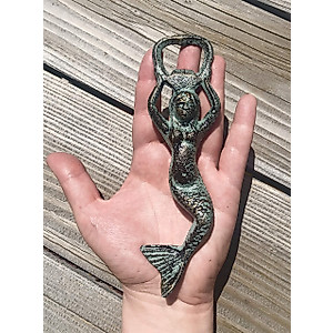 Mythical Mermaid Beer Bottle Opener – Unique Nautical Bar Decor – Best Friend Barware Gift – Stocking Stuffer