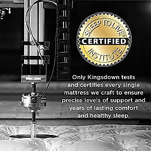 Kingsdown Euro Pillow Top Cushion Firm Innerspring Mattress Full Size, Cool Gel Memory Foam Layer Multi-Layered Comfort Cooling Sleep Quilted Premium Luxury Bed Mattresses 13.5-Inch, Prime Owington