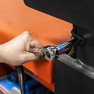 Neiko 02472A 3/8-Inch-Drive Colored Mechanics Tool Ratchet, Socket Set, 76-Piece Standard and Deep SAE Sizes 1/4" to 1" Metric Sizes 6 mm to 24 mm Made with CrV Steel for Auto Repair