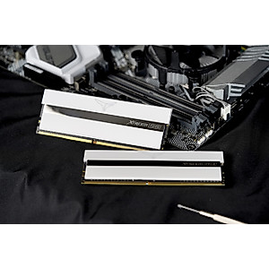 TEAMGROUP T-Force XTREEM ARGB 3600MHz CL14 32GB (2x16GB) PC4-28800 Dual Channel DDR4 DRAM Desktop Gaming Memory Ram (White) - TF13D432G3600HC14CDC01
