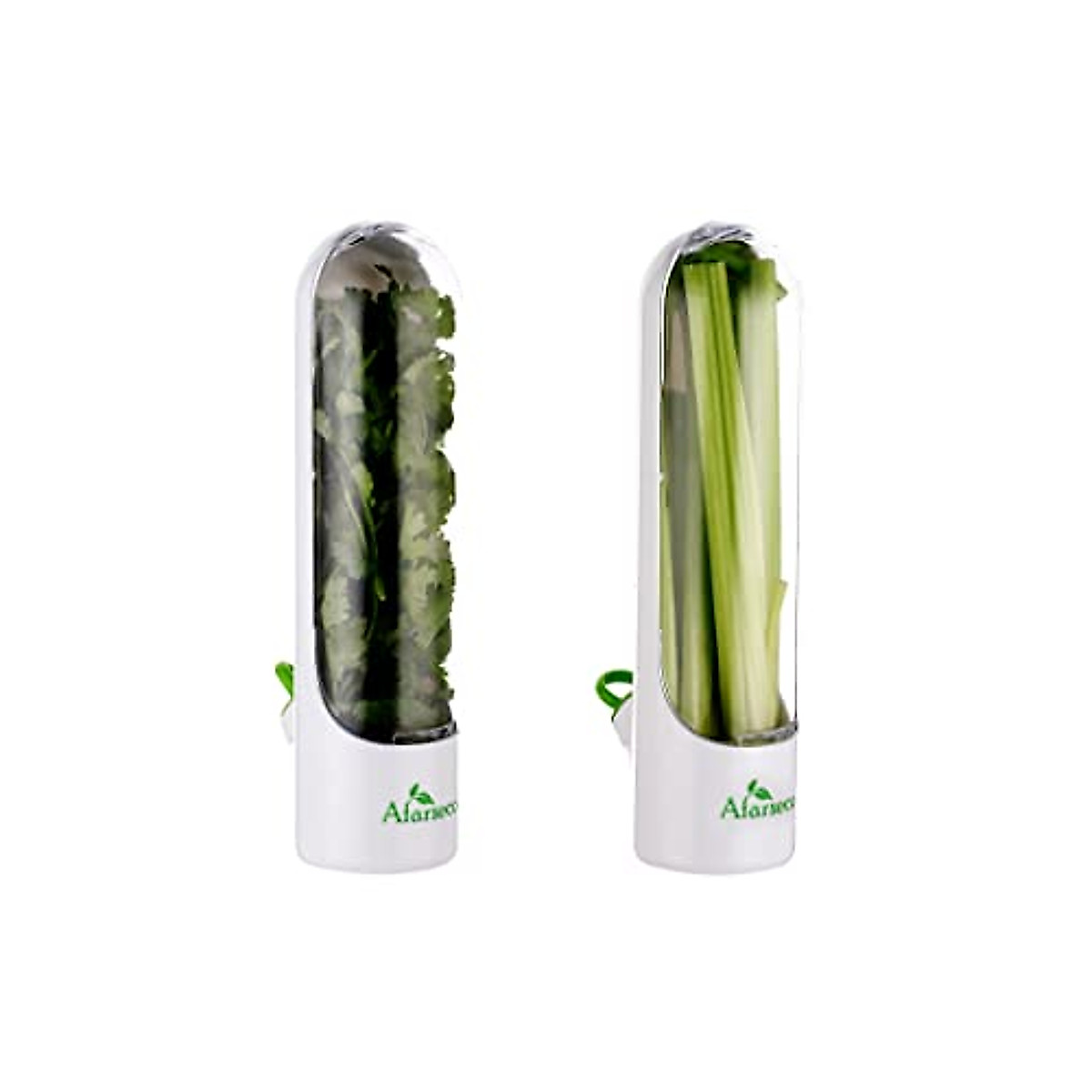 Fresh Produce Saver Containers with Herb Keeper and Air Vent Lids - Keep Fruits, Vegetables, Lettuce, Berries, and Salad Fresh in the Fridge - Removable Colander and Kitchen Organization Solutions