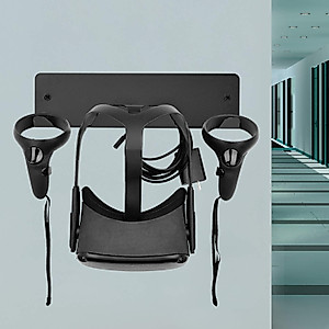 Allkpoper VR Wall Mount Stand Hook for Oculus Quest 2 - Universal Metal VR Headset Hook Storage Rack Holder Compatible for Valve Index/PlayStation VR/Oculus Rift S/meta Quest pro&Touch Controllers