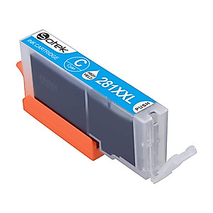 Sotek Compatible PGI-280XXL CLI-281XXL 280XL 281XL 280 281 Ink Cartridges, Use with PIXMA TS9120 TS8120 TS8220 TS8320 TS8322 TS9120 TS8100 TS8200 TS8300 Printers (with Photo Blue)