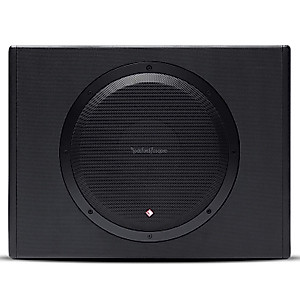 Rockford Fosgate Punch P300-12 Single 12" 300-Watt Amplified Subwoofer in Enclosure - Black