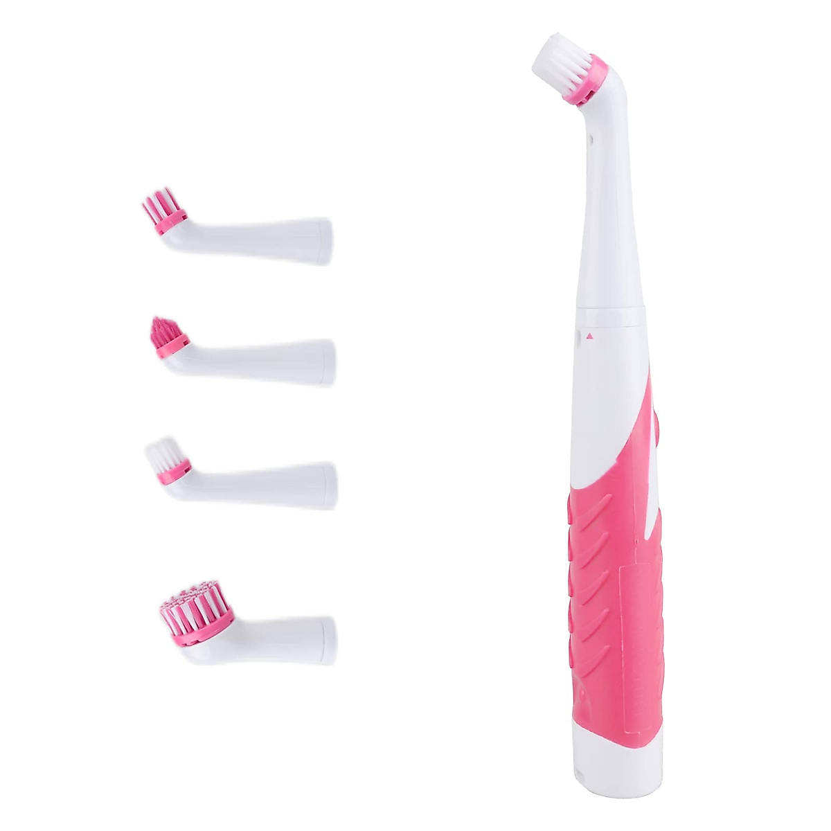 Electric Cleaning Brush with 4 in 1 Multiple Brush Heads, Indoor Household Cordless Motorized Brush for Bathroom Toilet Kitchen Tile Crevice