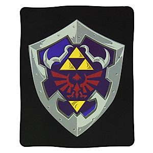 Nintendo Zelda Shield Throw Blanket