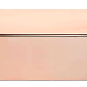 Sparkle and Bash 3 Pack Rose Gold Plastic Tablecloth, Metallic Table Cover Disposable for Pink Birthday Parties, Gender Reveal, Bridal Shower Decorations (54 x 108 in)