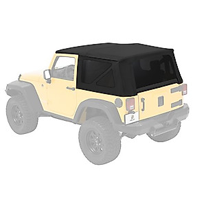 Bestop 54822-17 Supertop NX Black Twill Complete Replacement Soft Top