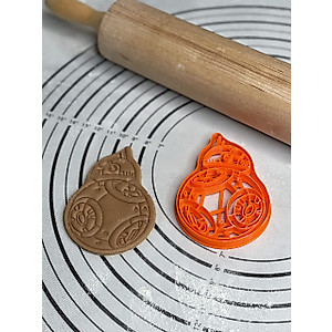 Premium Star Wars Exclusive BB-8 BB8 Cookie Cutter Mold 4.5-Inch-Scale Produced by 3D Kitchen Art