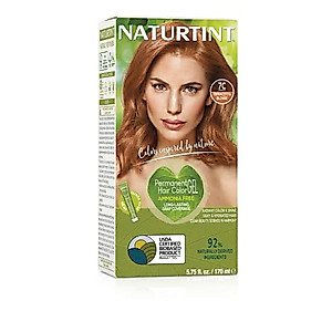 Naturtint Permanent Hair Color 7C Terracotta Blonde (Pack of 1), Ammonia Free, Vegan, Cruelty Free, up to 100% Gray Coverage, Long Lasting Results